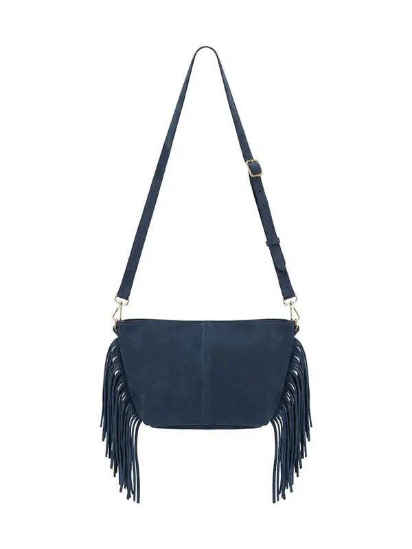 NOOKI DESIGN Kingston Tassle Cross Body Bag - Blue