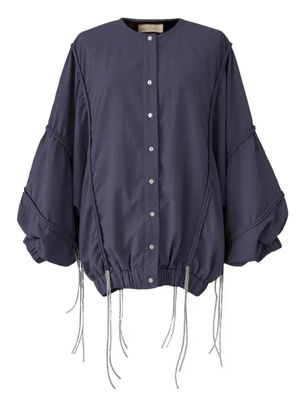 RAXADA Atalaya Nylon Bomber Jacket - Blue