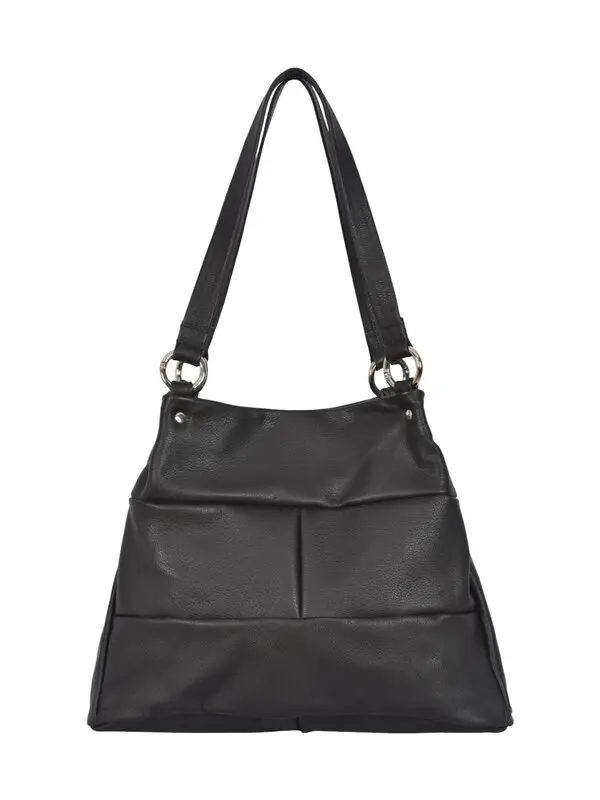 OWEN BARRY Shoulder Bag Leather Marlowe - Black