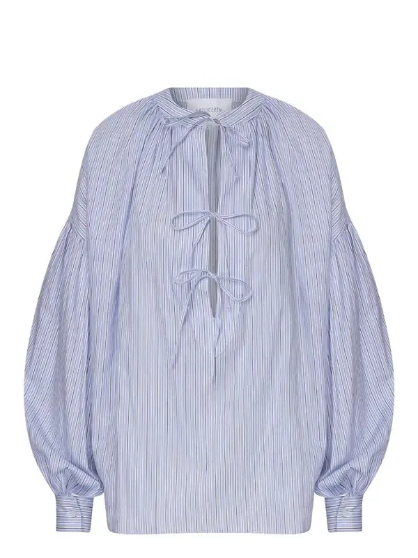 NAZLI CEREN Eve Shirt - Blue