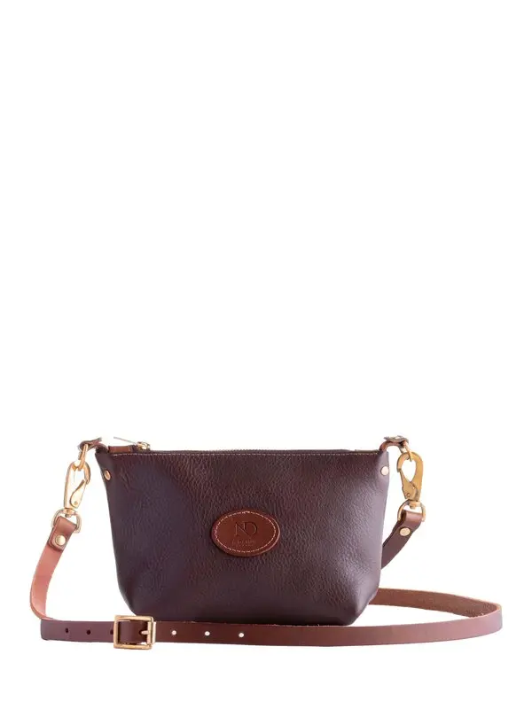 N'DAMUS LONDON Bermon Leather Crossbody Bag - Brown