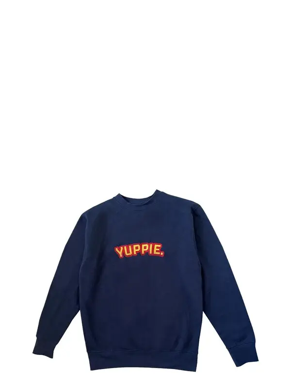QUILLATTIRE Yuppie Navy Sweatshirt - Blue