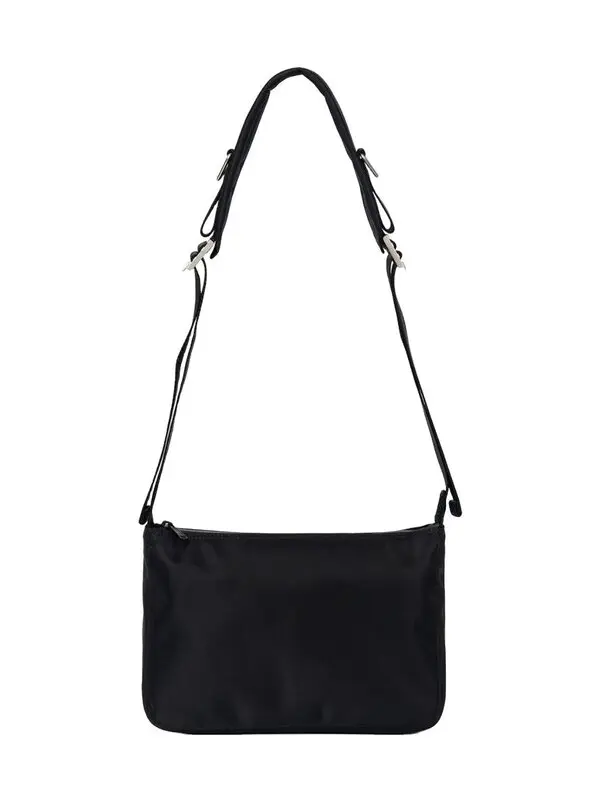 HAH ARCHIVE Round Stitch Crossbody Bag M - Black