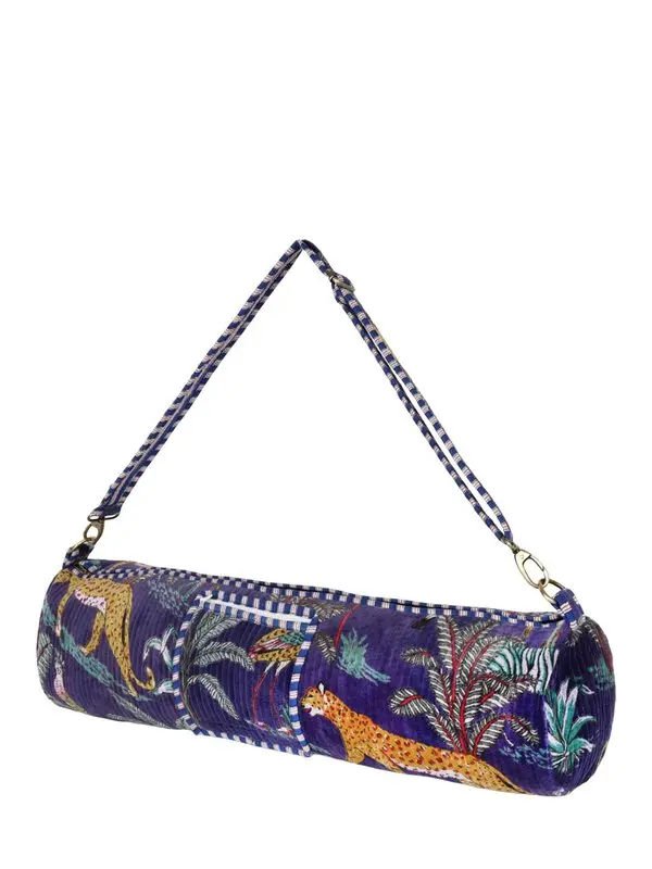 CYC The Velvet Jungle Yoga Bag In Navy - Blue