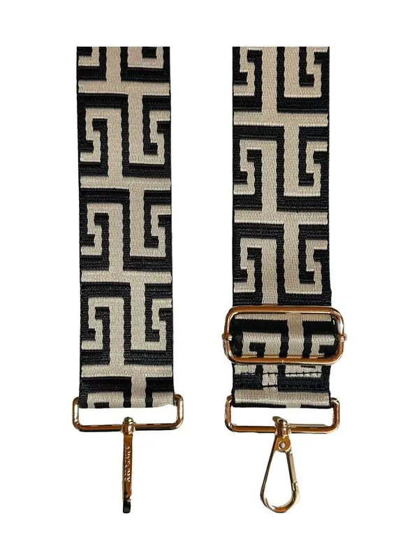APATCHY LONDON Stone Maze Strap - Black