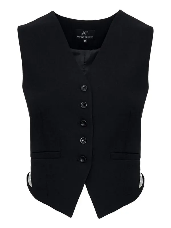ARIANA BESTEPE Adora Vest - Black