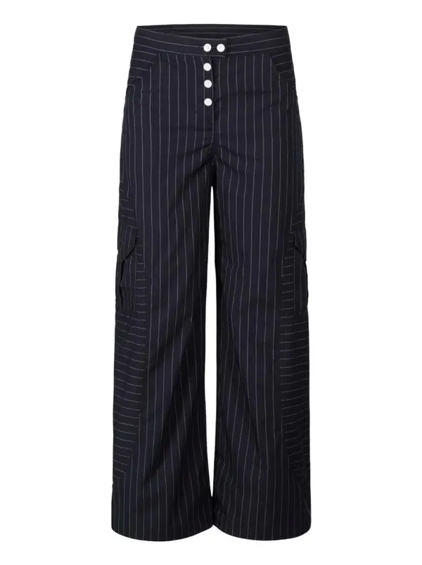 BELKYS STUDIO Jane Cargo Pants - Blue