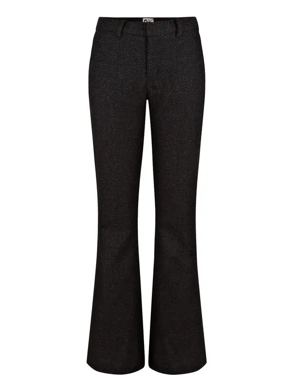 BOUTIQUE KAOTIQUE Flared Wool Trousers - Grey