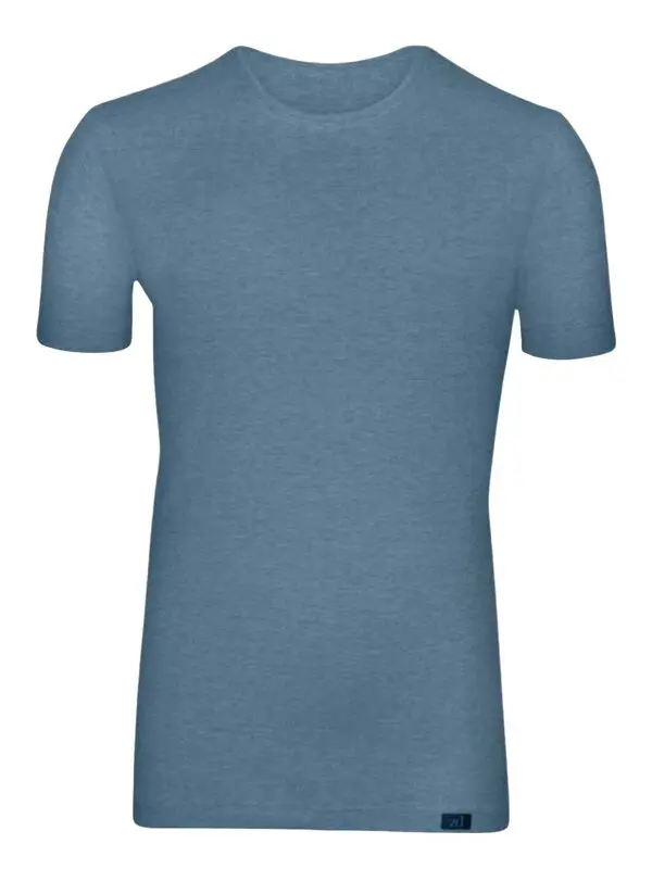 ZD ZERO DEFECTS Ceres T-shirt Soy Fiber – Comfort & Natural Freshness Color Denim - Blue