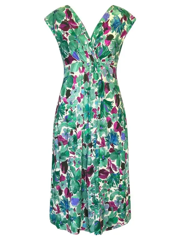 ALIE STREET LONDON Sara Midi Dress Paradise - Green
