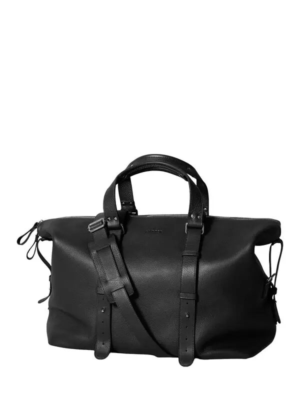 HARBER LONDON Leather Shopper Bag - Black