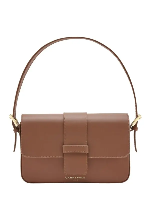 CARNEVALE Dalia Coffee Baguette Bag - Brown