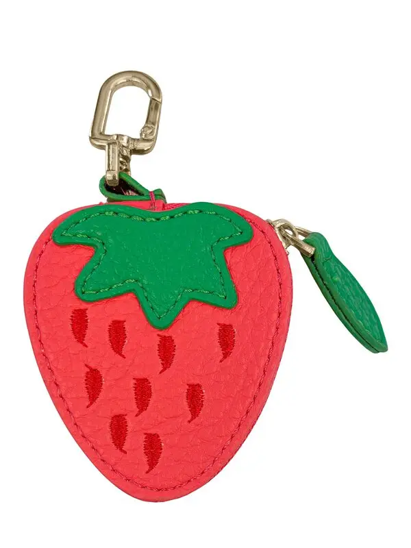 LILLY LOVES Strawberry Bag Charm - Red