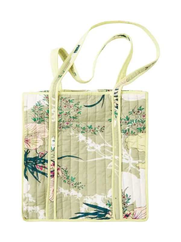 INARA Tropical Tote Bag - Green