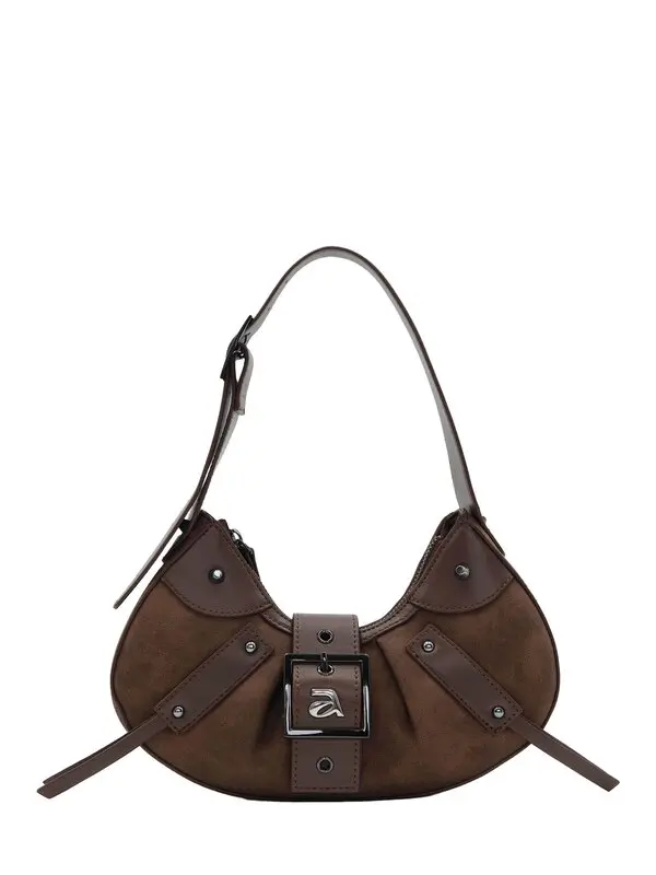 A BY ANYAH Ange Rusty Chocolate Mini Shoulder Bag - Brown