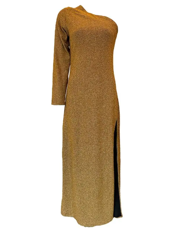 ANY OLD IRON Shimmer Smith Dress - Gold