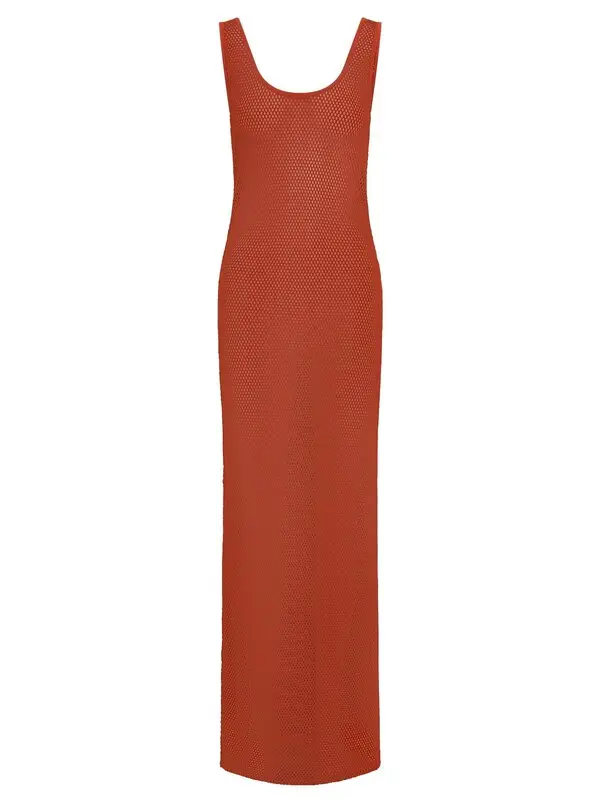 ARMS OF EVE Babylon Dress Apricot - Orange