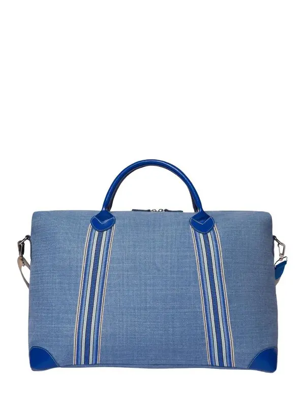 MY STYLE BAGS Harvard Duffel Bag Macari In Powder - Blue