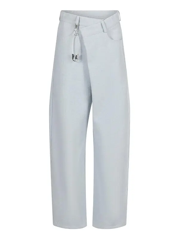 CLOTHES BY LOCKER ROOM Wide-leg Denim Pants - Blue