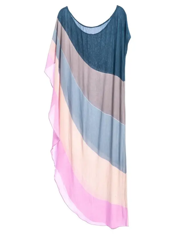 Saachi Kaftan Striped Maxi - Blue