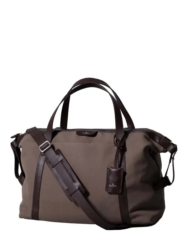 HARBER LONDON Overnight Bag Mocha - Brown