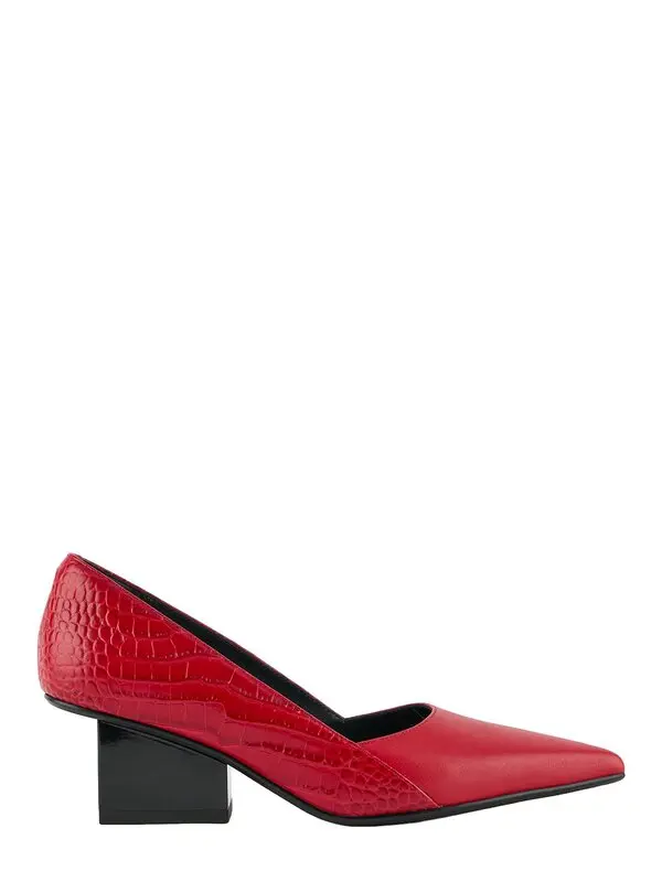 United Nude Raila Pump- Crimson - Red