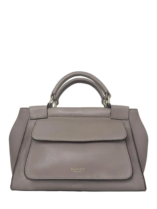 BELSAC Rachel Leather Crossbody - Grey