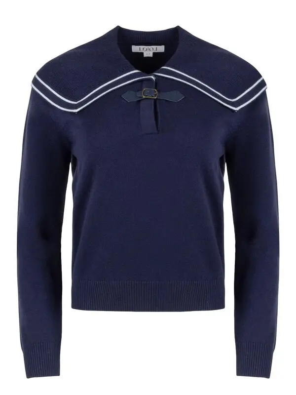 LOU&UP (FORMERLY LOUP CLOTHING) Sailor Sweater Navy - Blue