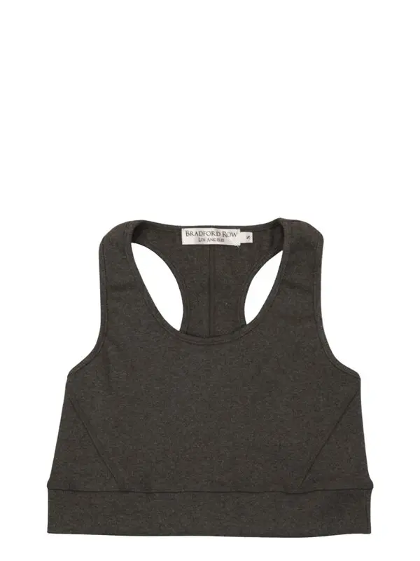 BRADFORD ROW Gia Racer Crop - Grey