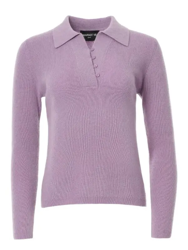 MARGOT VII Cashmere Jumper Lilac - Pink