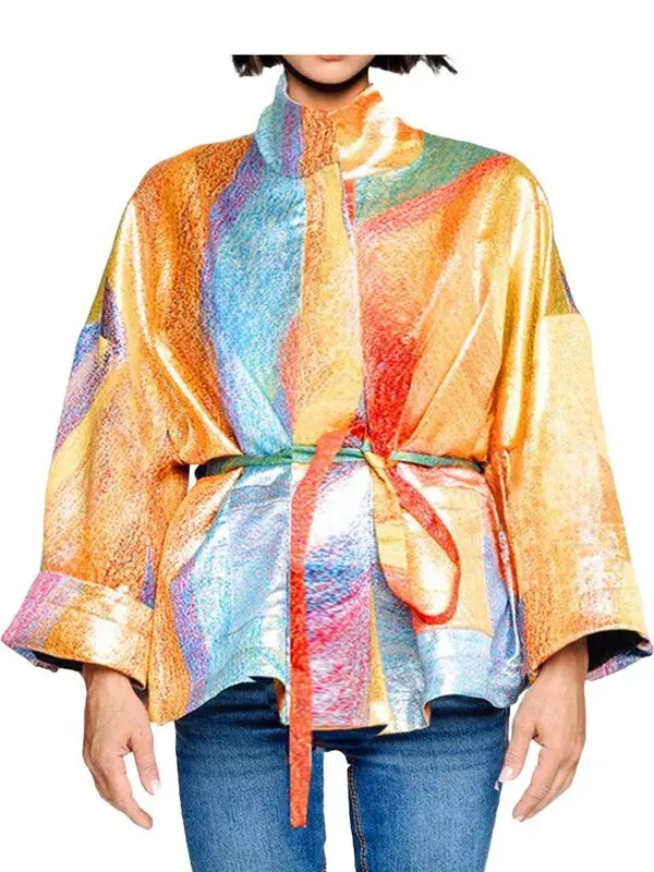 MAXJENNY Square Boxy Jacket Kasthall - Yellow