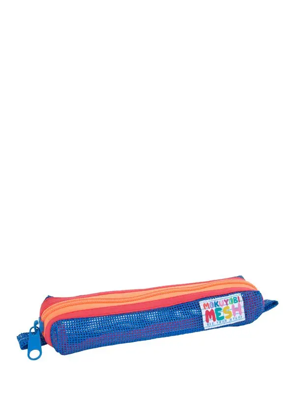 MOKUYOBI Pacific Mesh Pencil Case - Blue