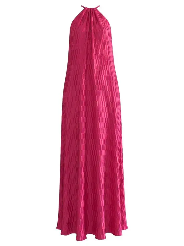 ALOMA STUDIO Volupté Maxi Dress Cherry - Pink