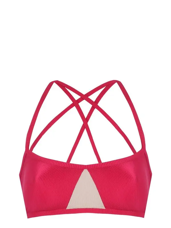 YORSTRULY Micra Bikini Top Cassis - Orange