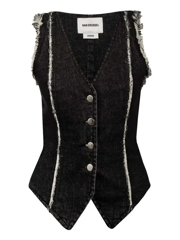 VAN BRUSSEL Saint Jacques Vest - Black