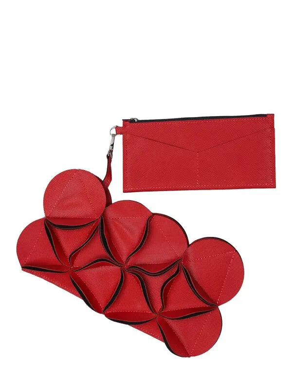 ELEMOOD_JAPAN Blossom Rectangle Shoulder Bag - Red