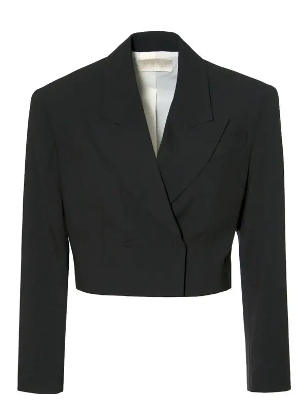 AGGI BY HALEWSKI Giorgia Neutral Blazer - Black