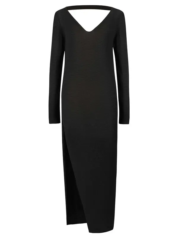 SALANIDA Mare 100% Linen Long Dress - Black
