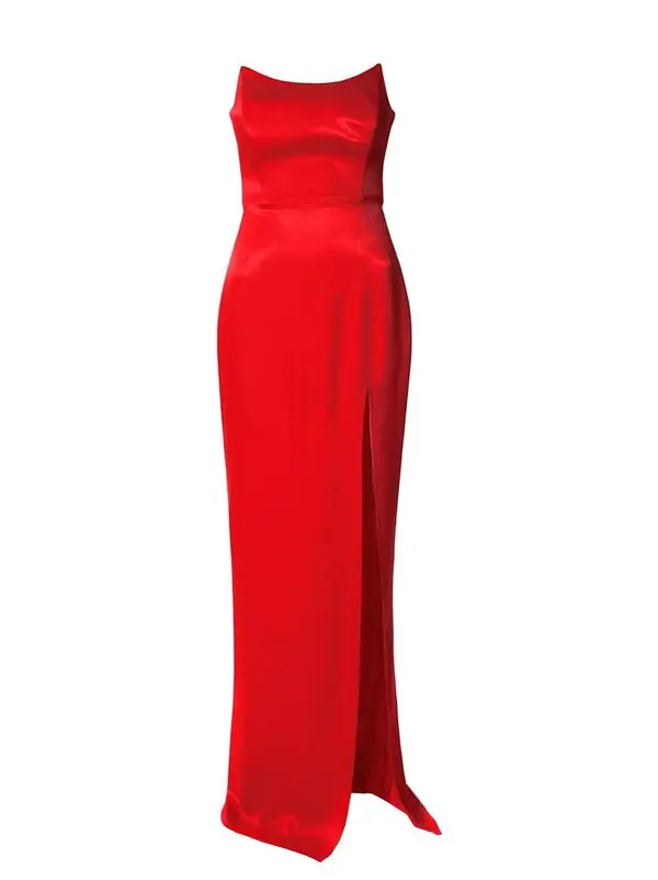 AGGI BY HALEWSKI Greta Sexy Dress - Red