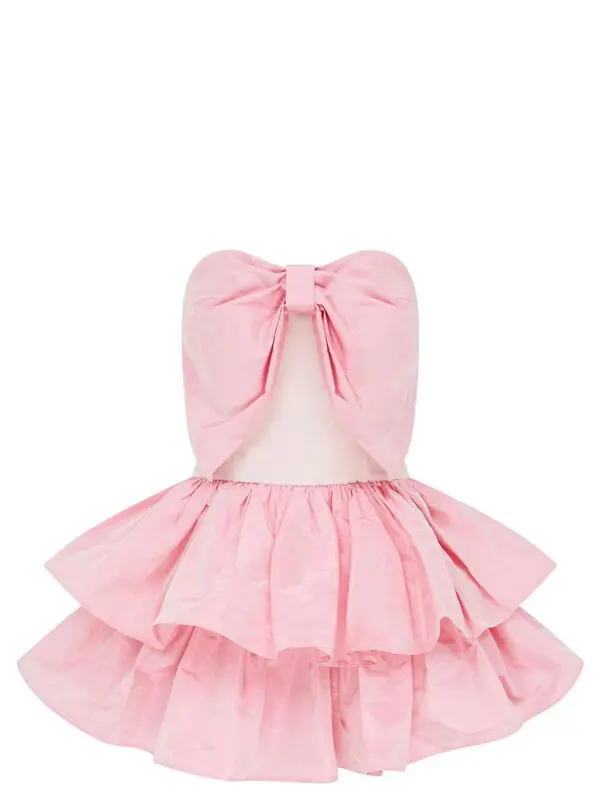 LISA THE LABEL Le Jardin Bow Dress - Pink
