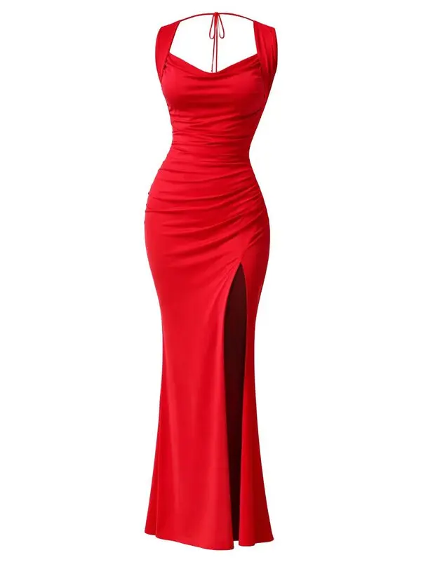MONICE LONDON Amari Maxi Dress - Red
