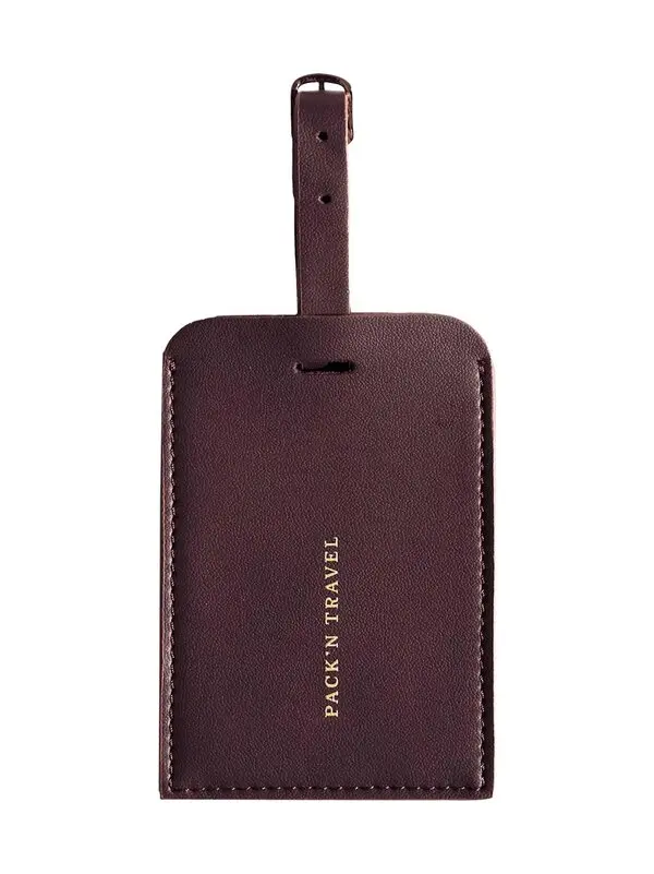 Pack'n Travel Luggage Tag Deep Plum - Purple