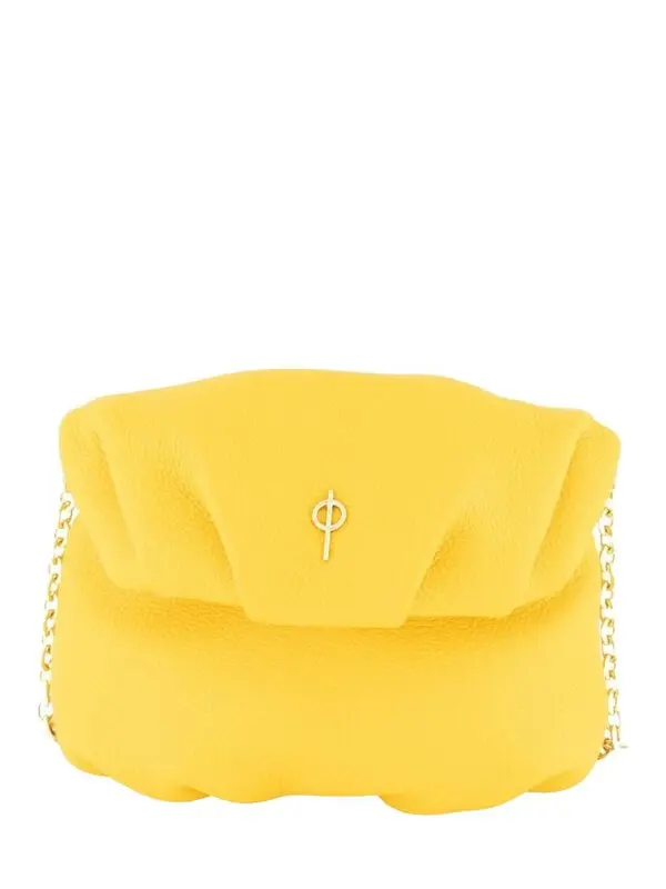 OTRERA Baby Leda Yellow Leather Cossbody - Orange