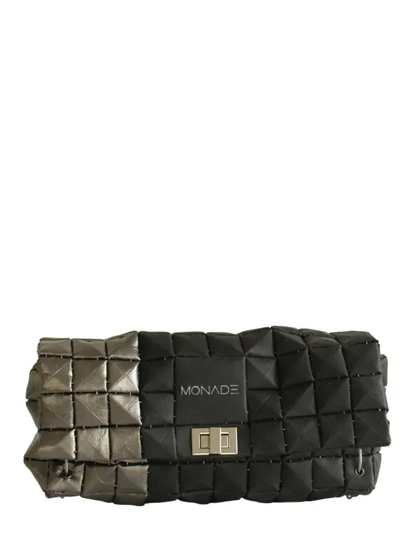 MONADE Black / Silver Pouch Bag Duo Black & Pewter - Black/silver