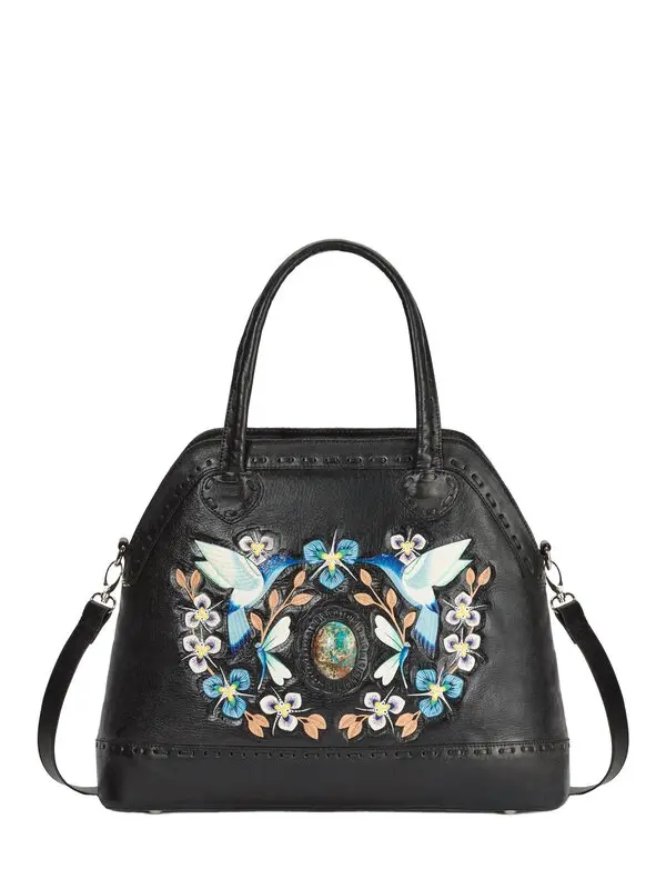 JODI LEE Mini Queen Monterey Bag - Black