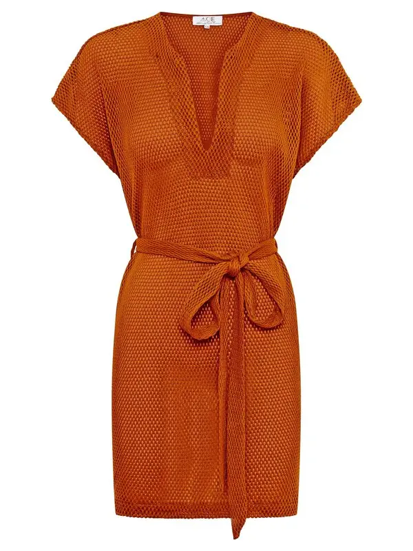 ARMS OF EVE Como Dress Apricot - Orange