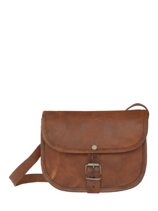 VIDA VIDA Vida Vintage Mini Mini Leather Bag - Brown