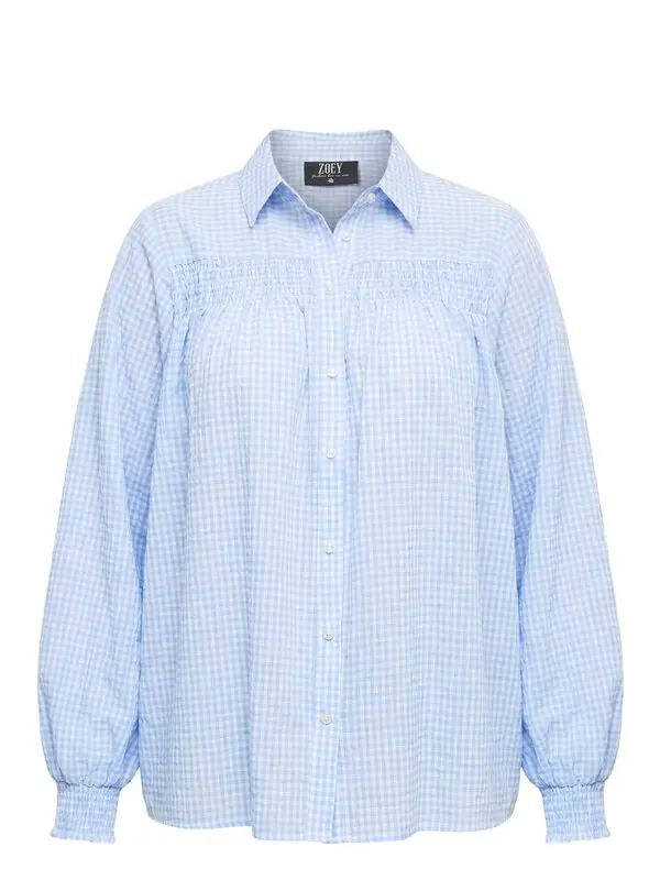 ZOEY Jill Shirt Ice Mix - Blue