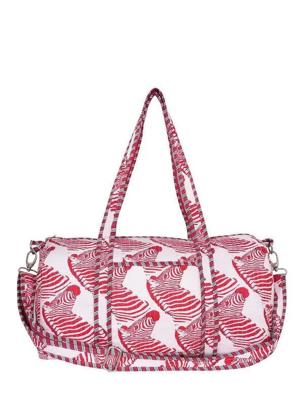 CYC Red / White The Zebra Weekender In Red - Red/white