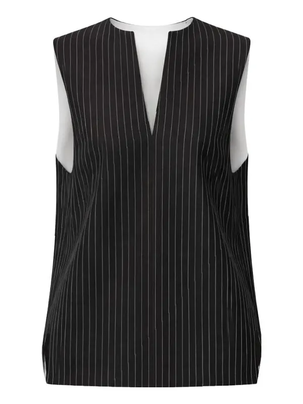 LUMINA ELIGMA The Pear Shirt Reversible & White Stripes - Black